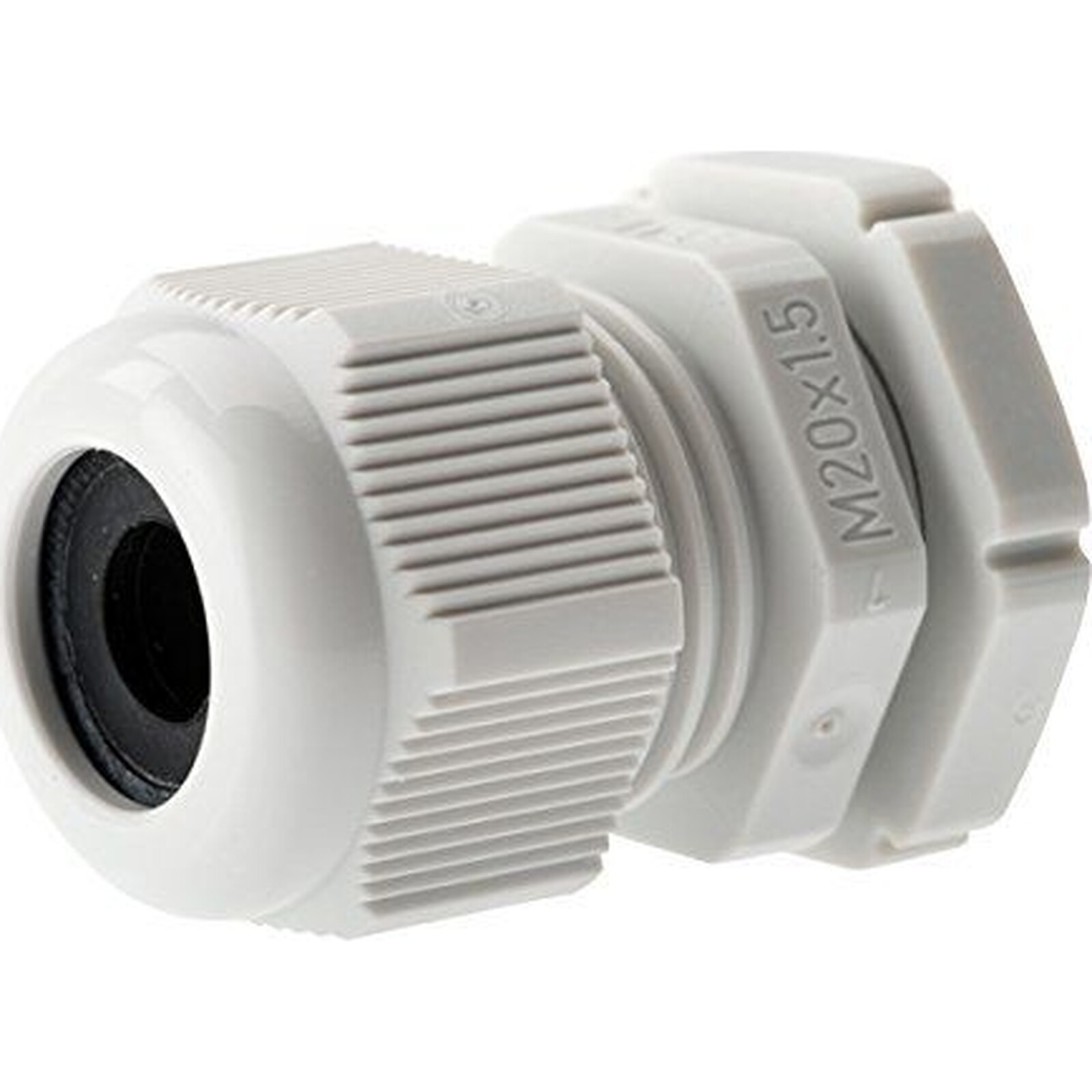 CABLE GLAND A M20 5PCS - Plastic Threaded Cable Gland for M20 Holes