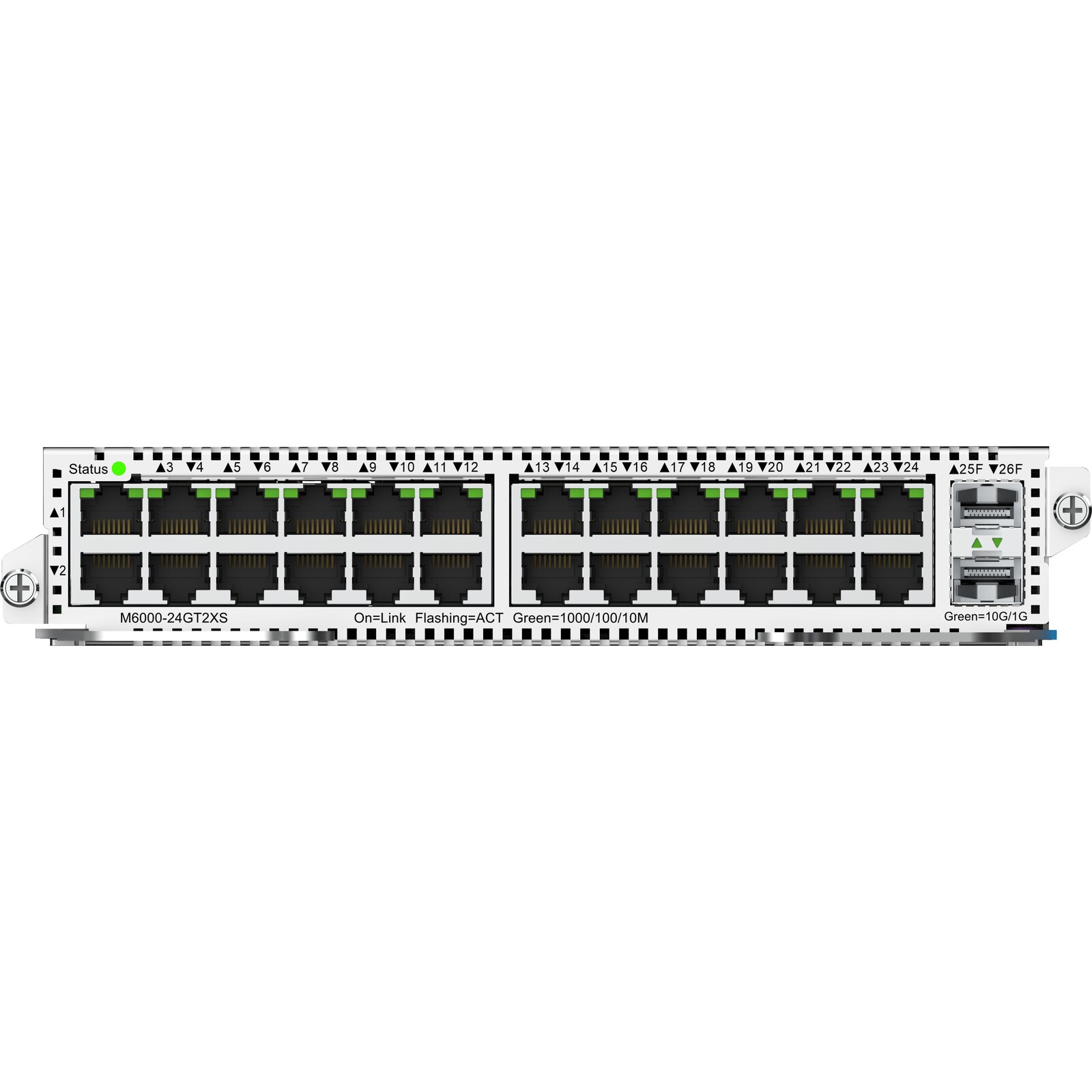 M6000-24GT2XS - Reyee Module Card 24x Gigabit RJ45 2x 10GE SFP+