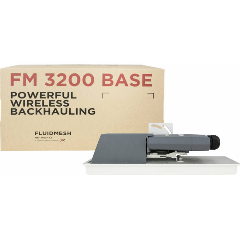 FM3200B-HW - Fluidmesh 3200 BASE, single MIMO radio device, 30 Mbit/s ...
