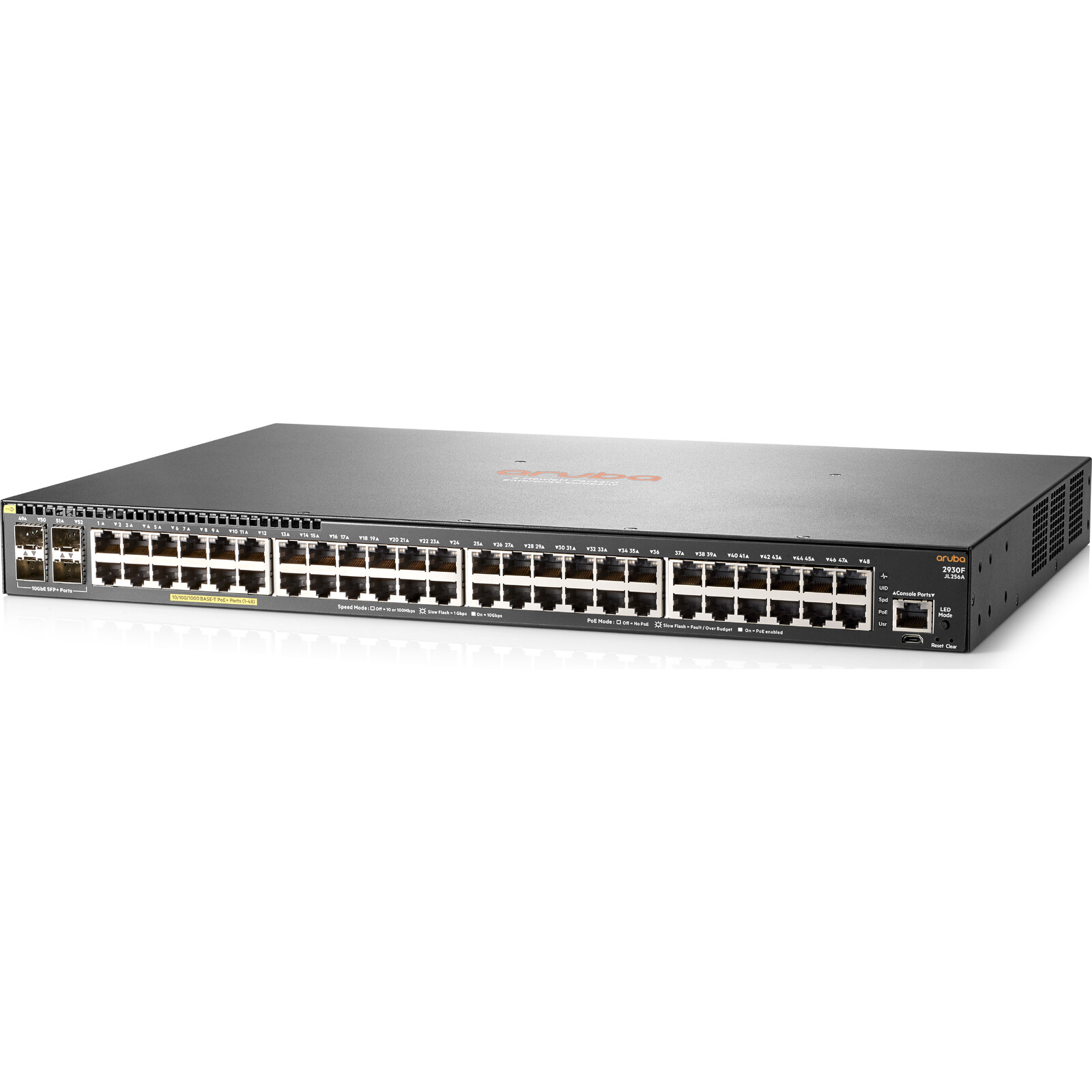 JL256A - ARUBA 2930F 48G POE+4SFP+SWCH