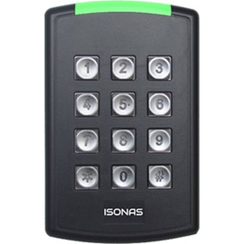 ISO-R-1-MCT-WK - Wall Mount Keypad Rdr 13.56MHz,125kHz,BLE,Backlit