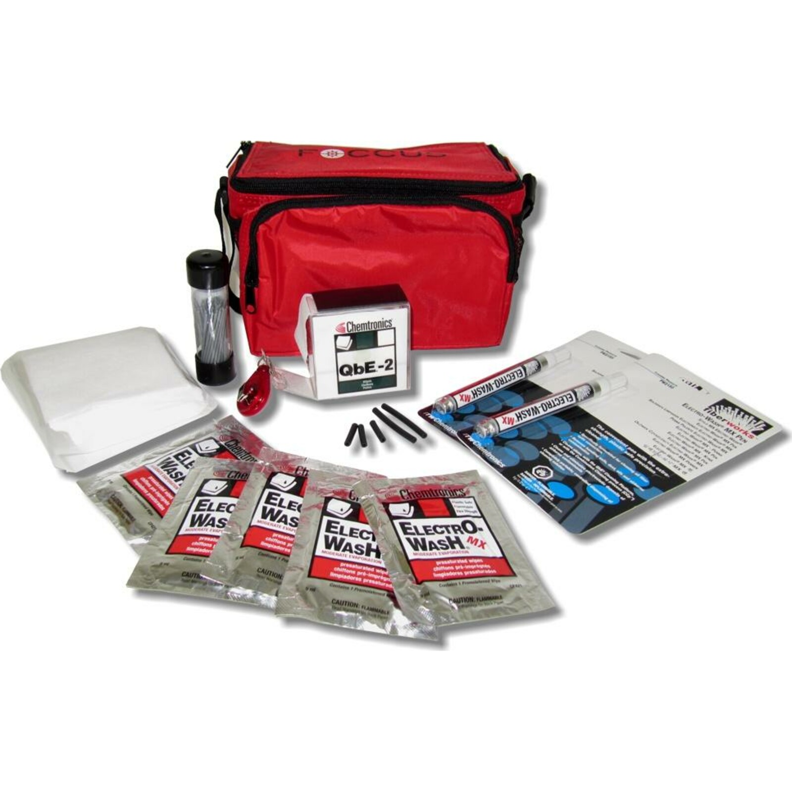 CFK1013E - FOCCUS Transportable I & M Fiber Optic Cleaning Kit