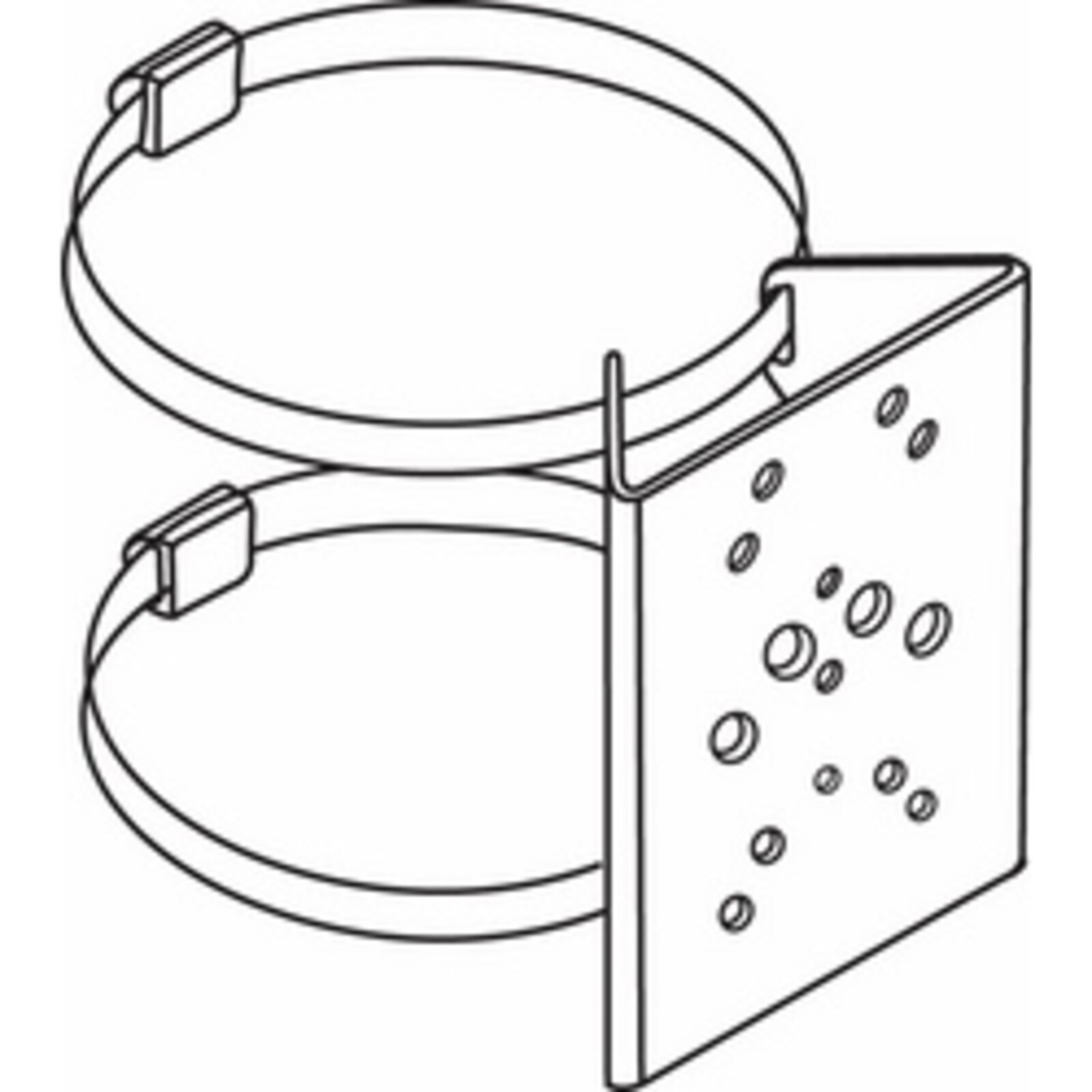 PBC-1 - POLE BRACKET CLAMP for 1xRM OR RL ILLUMINATORS