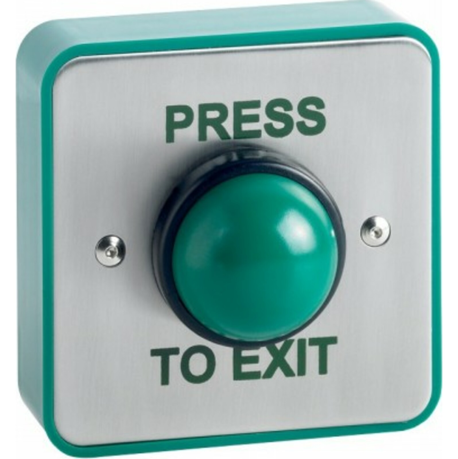STP-SPB004S(W) - STP Weatherproof Surface Green Dome Exit Button