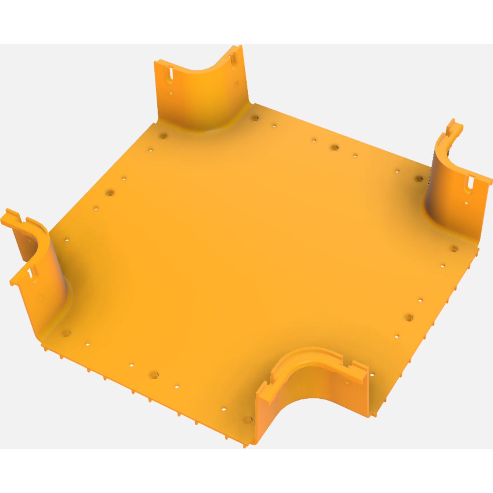 460-300-CRS - Elevate Fibre Duct 300 mm Horizontal Cross LS0H