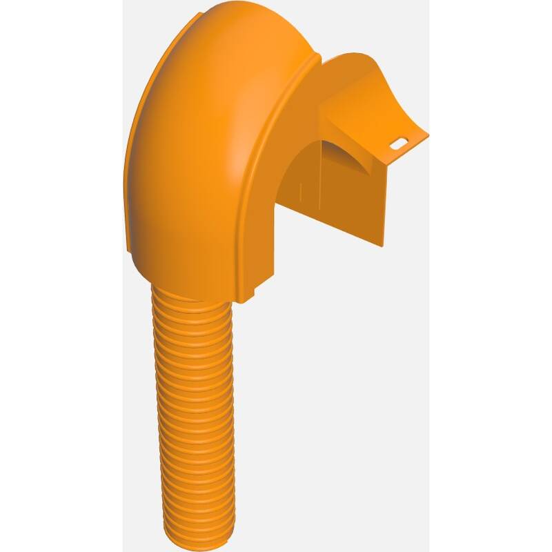 460-EX-CPLR - Elevate Fibre Duct 38 mm Flex Tube Attachment