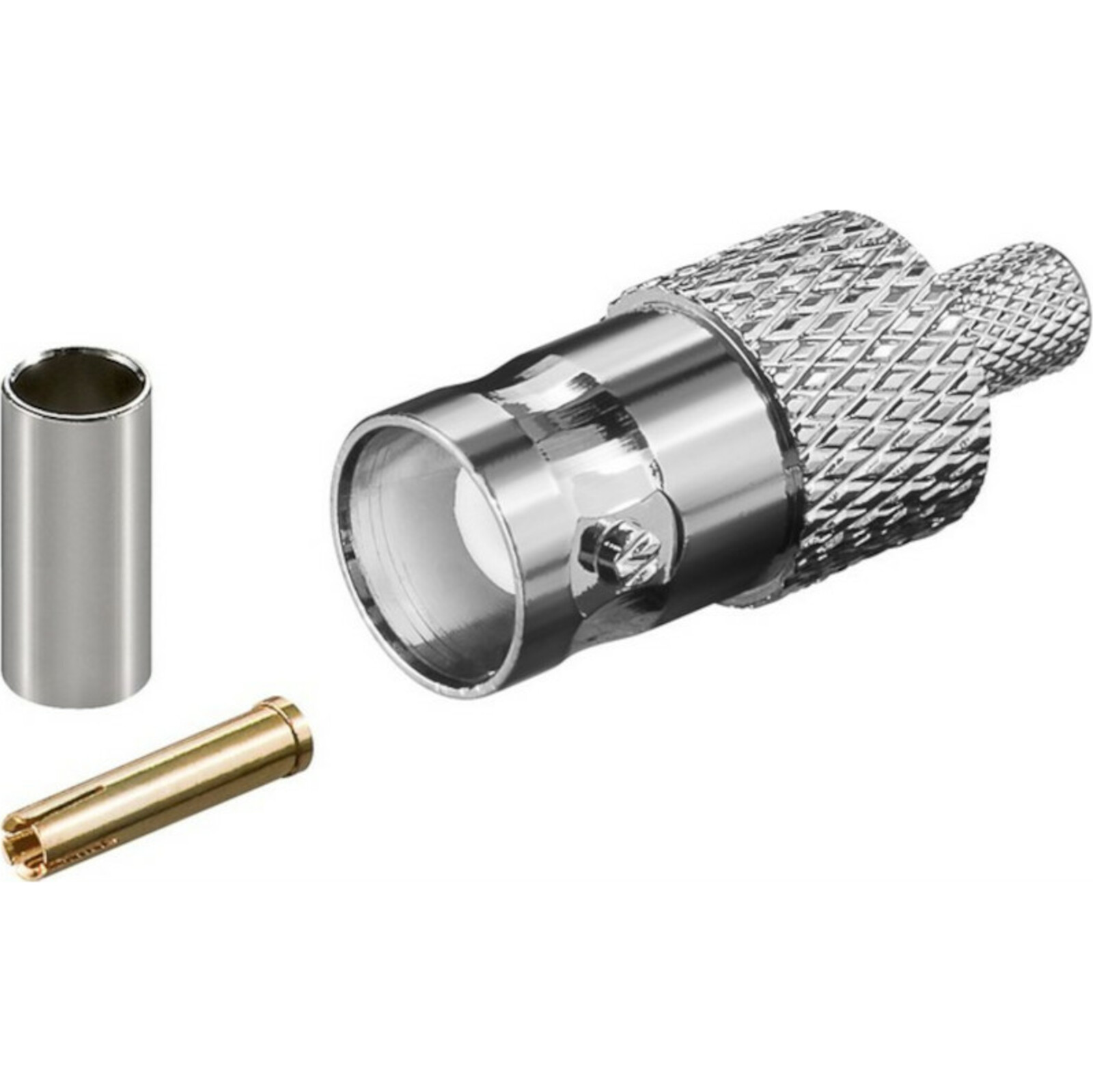 AR-60-019 - aura BNC Socket RG59 Crimp-on 75Ohm Nickel plated Female ...